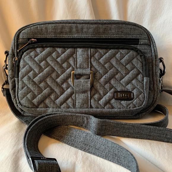lug | Bags | Lug Carousel Gray Crossbody Bag With Quilted Pattern ...
